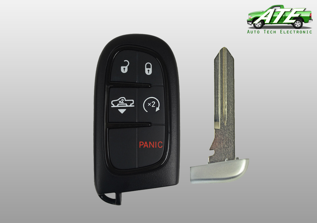 68159657AG - Fobik Remote Key with Panic, Unlock, Lock, and Remote ...
